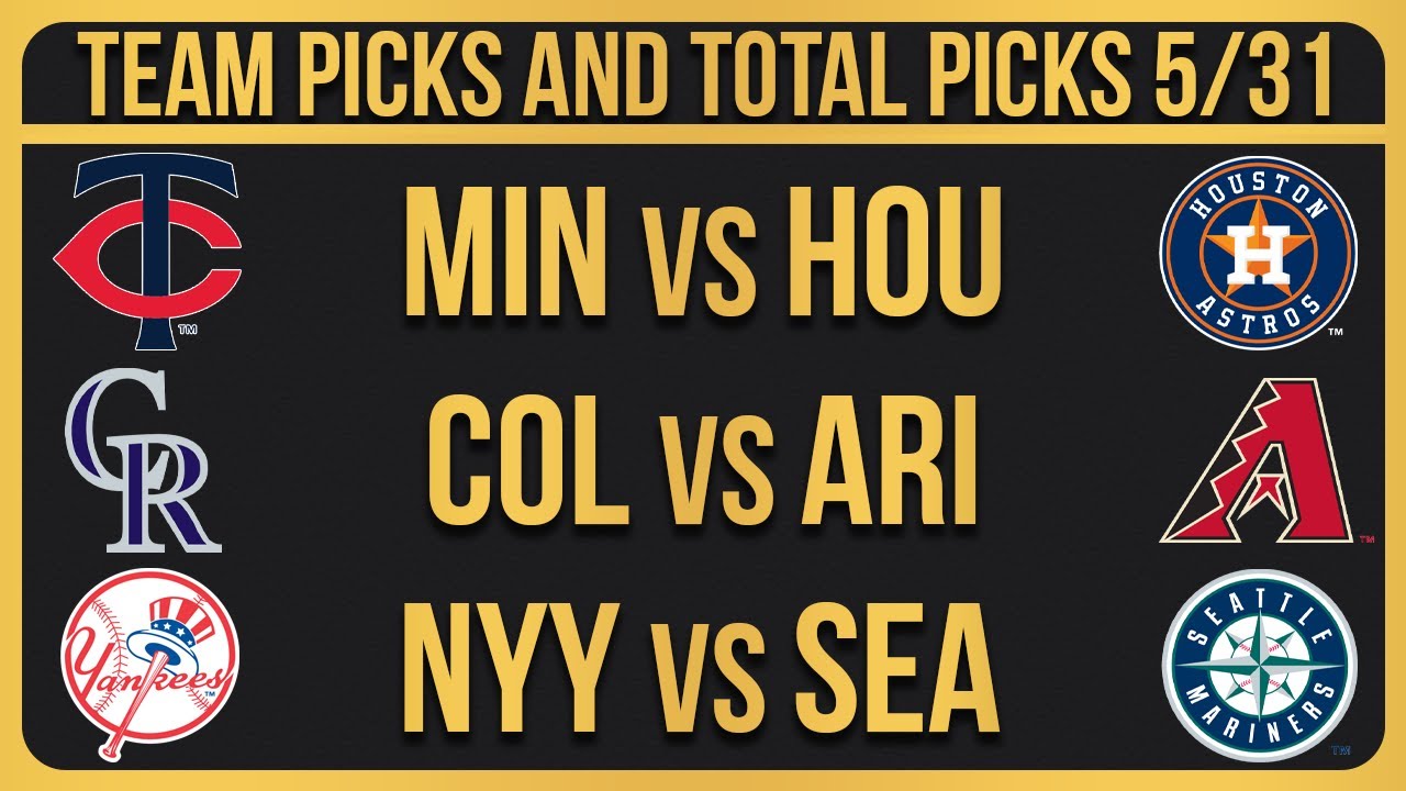 FREE MLB Picks Today 5/31/23 Baseball MLB Picks and Predictions - YouTube