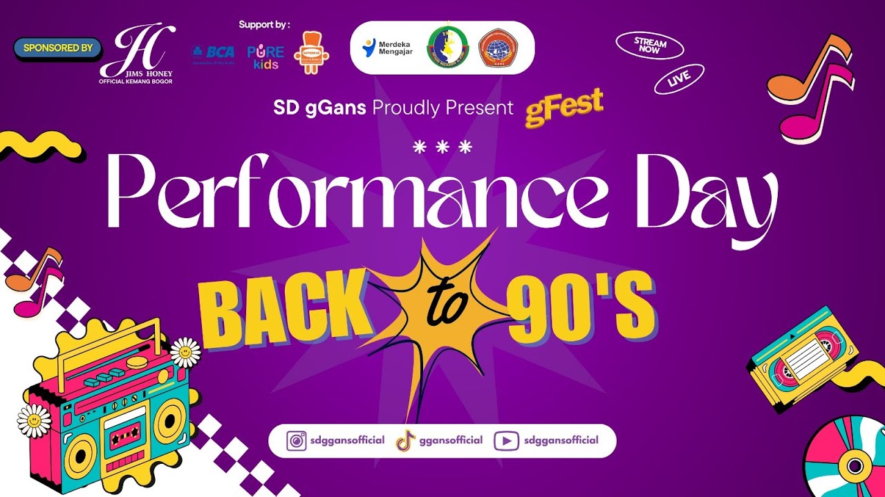 LIVE STREAMING PERFORMANCE DAY 2024 ( BACK TO 90'S ) - YouTube