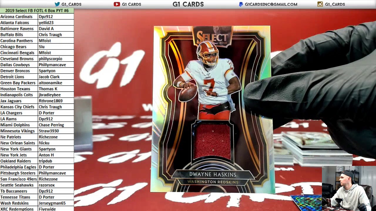 2019 Panini Select Football FOTL Premium Edition 4 Box PYT #6 - YouTube