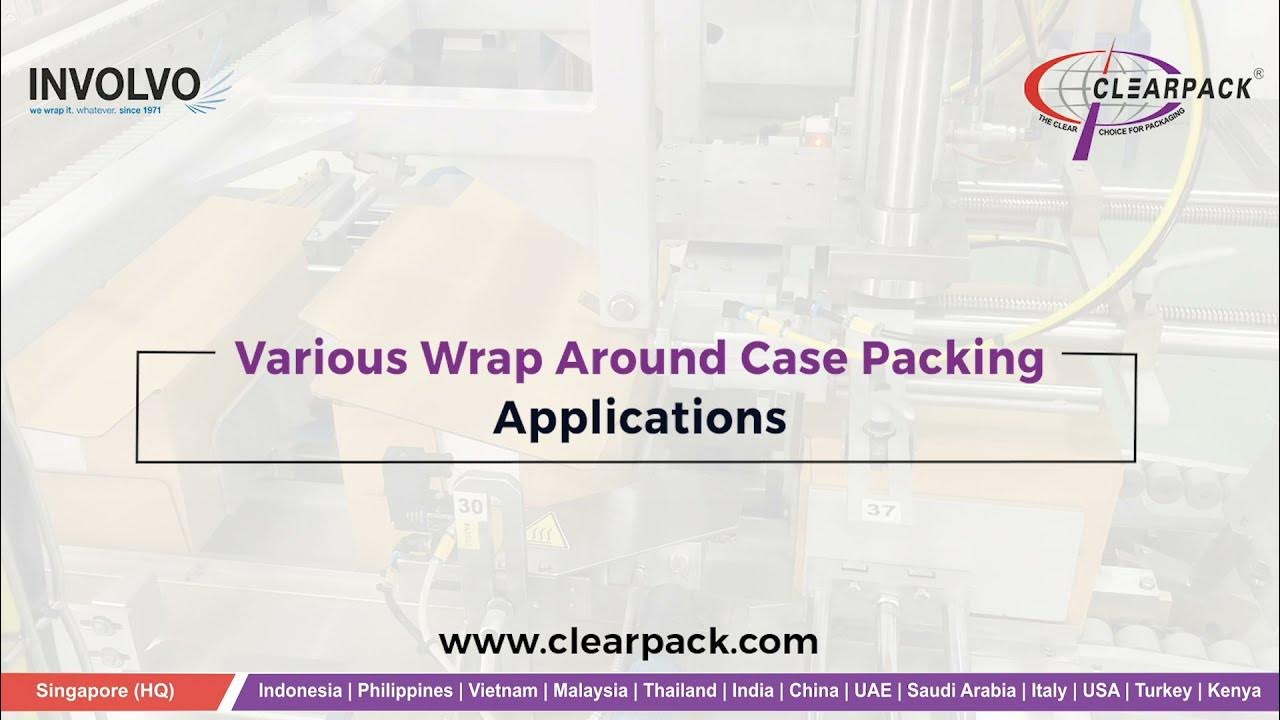 Invopac Wrap Around Case Packer for Various Applications | Clearpack - YouTube
