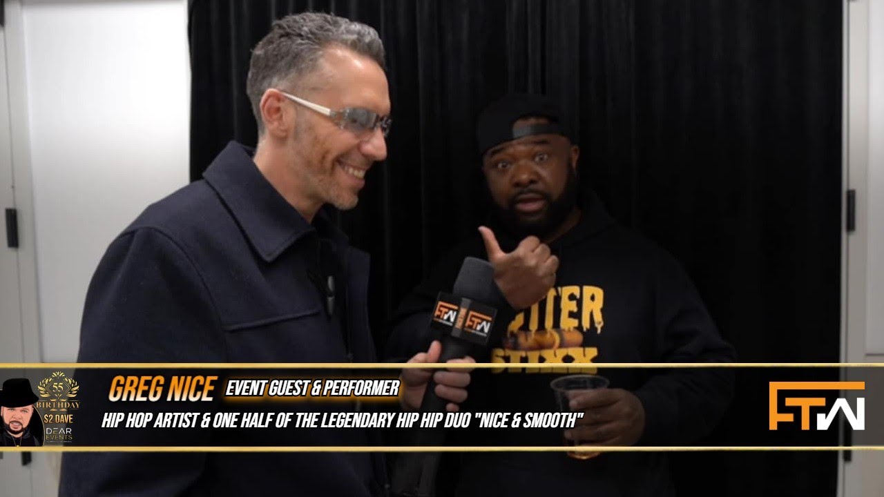 Todd interviews Greg Nice at the 55th Bday Celebration for Dave Huie ...
