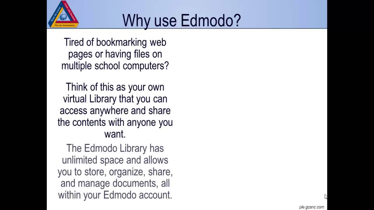 Edmodo - Why use its storage - YouTube