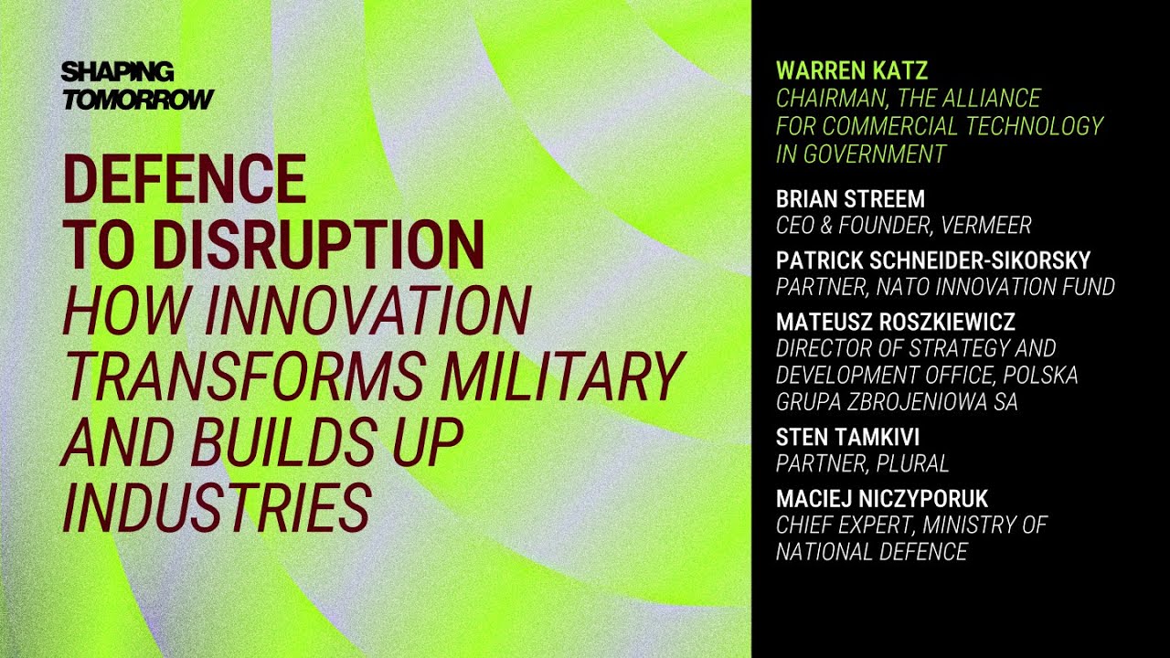 MIT GSW Shaping Tomorrow / Defence to Disruption: How Innovation ...