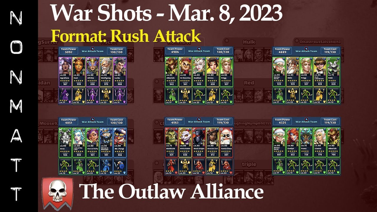 Rush Attack War - A+ Start and D- Finish - YouTube