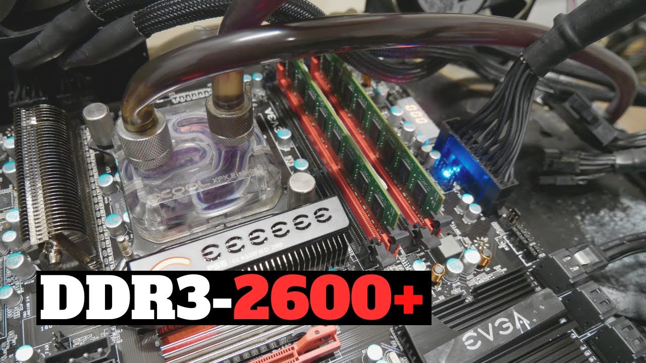 EVGA P55 Classified Overclocks DDR3 Memory to 2600MHz+ CL8-11-7-22 1T ...