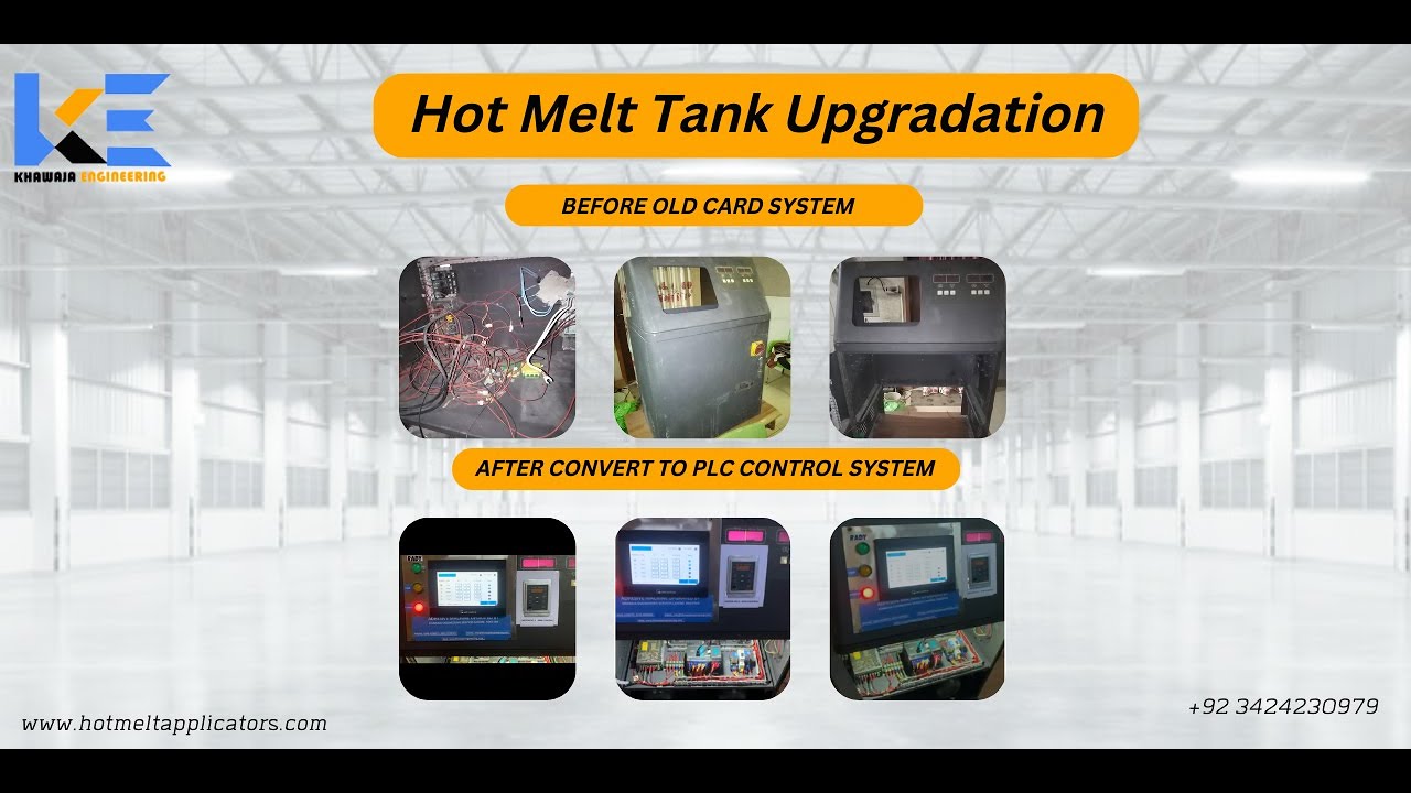 adhesive #glue tank machine - YouTube