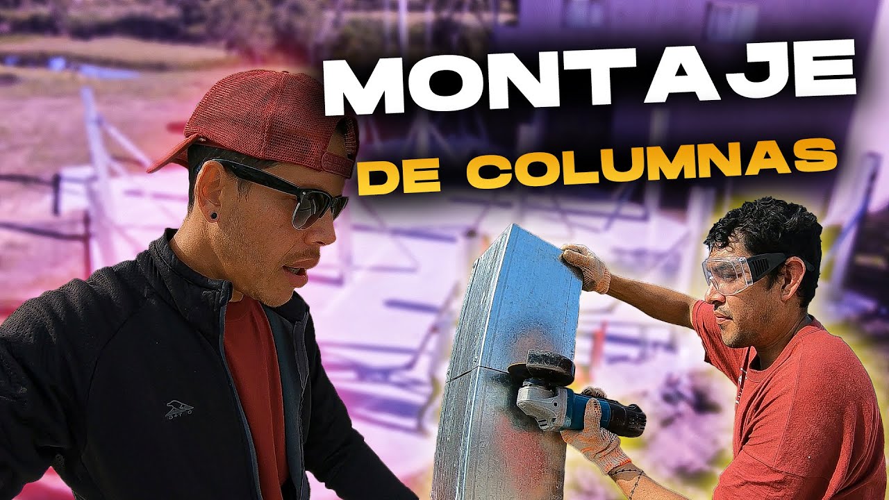 VELOZ MONTAJE DE COLUMNAS EN STEEL FRAMING | #13 Constructores en Obra ...