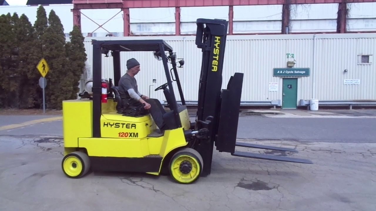 Hyster S120XMS (70B) - YouTube
