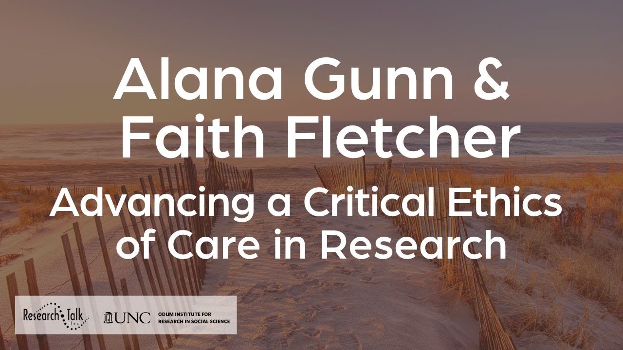 Qualitative Scholar Conversation with Alana Gunn and Faith Fletcher ...