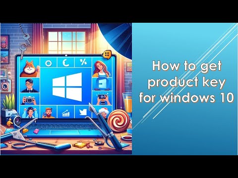 How to get product key for windows 10 - YouTube