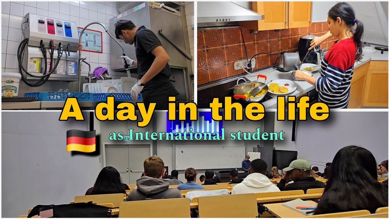 A day in the life of an International student in Germany - YouTube