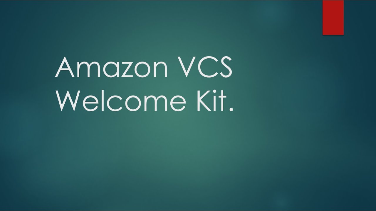 Amazon VCS Welcome Kit. #amazon #permanentworkfromhome #AmazonVCS - YouTube