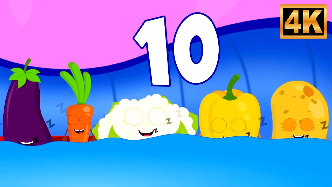 Ten little Vegetables - Preschool Rhymes & Kindergarten Videos - YouTube