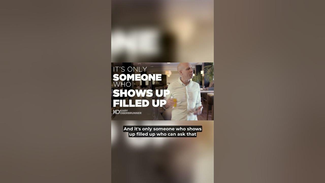 Show Up Filled Up - Ask Powerful Questions - YouTube