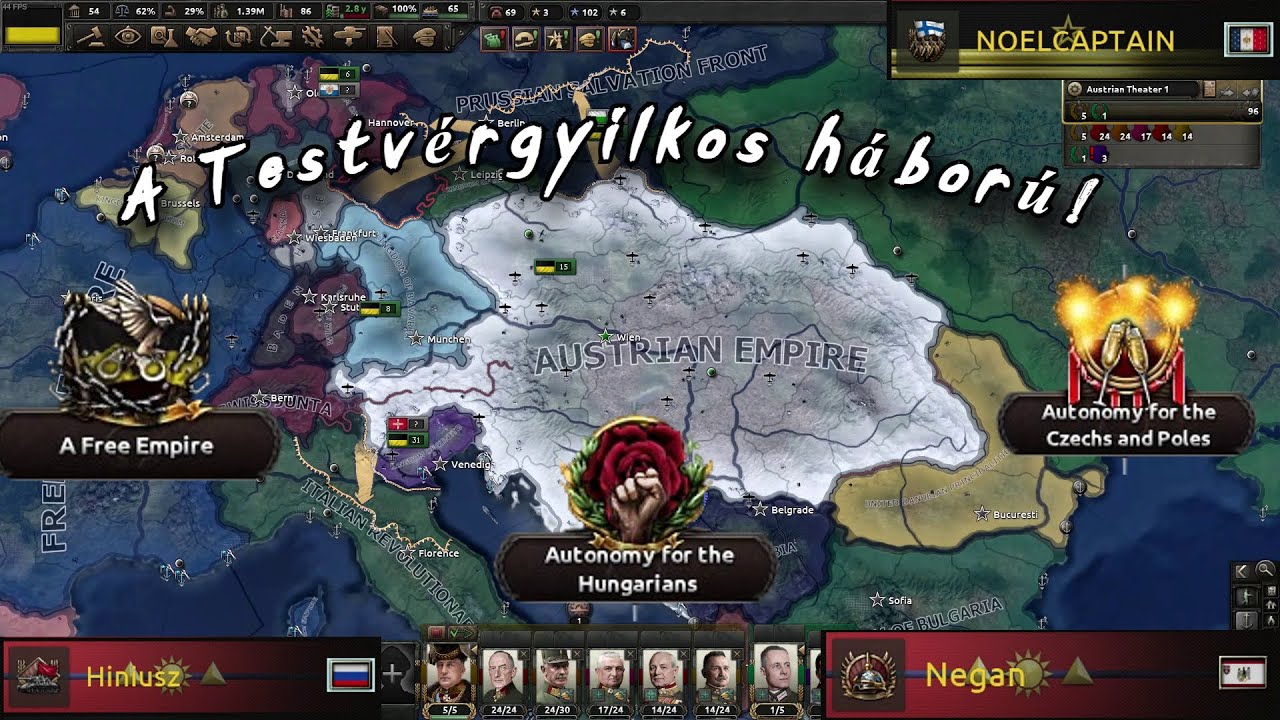A TESTVÉRGYILKOS HÁBORÚ! Der Bruderkrieg: An Austrian Victory - YouTube