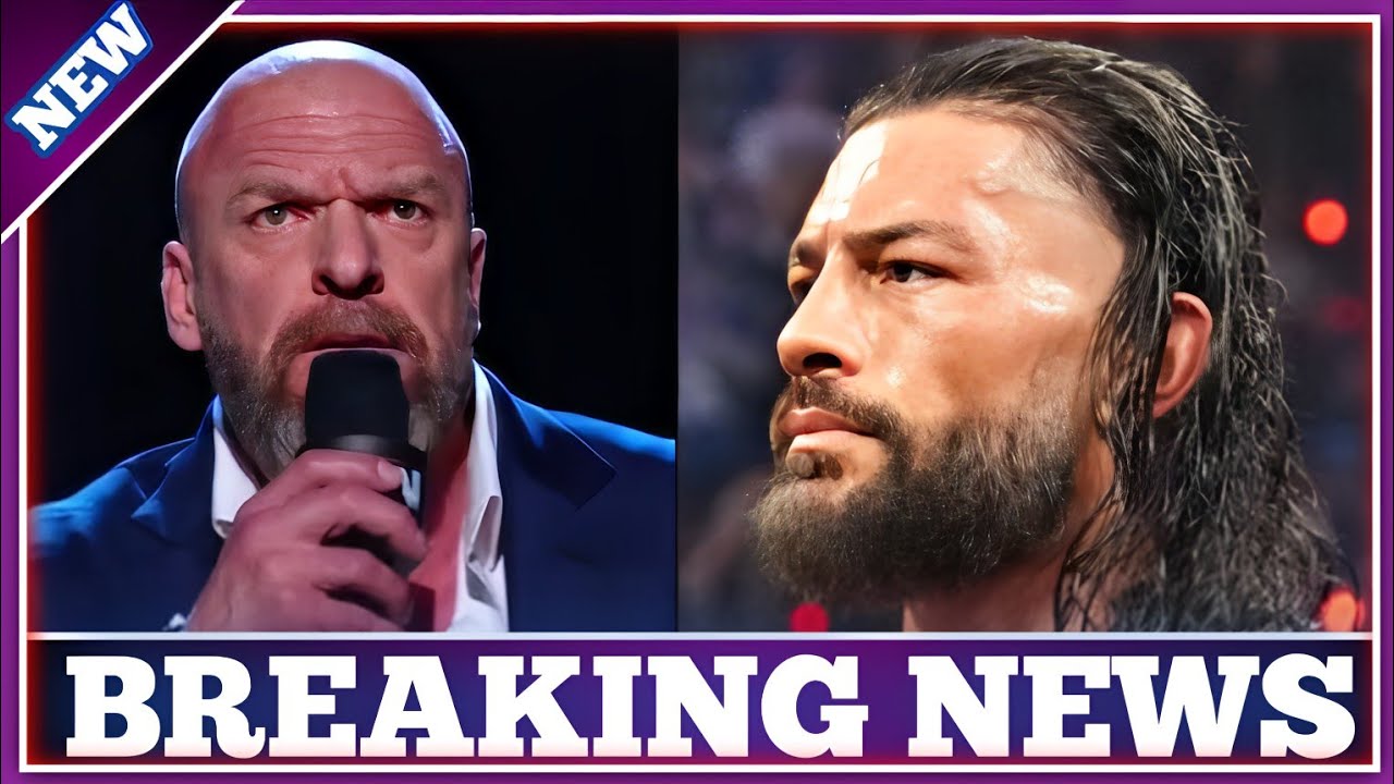 WWE Fans Heartbroken as Triple H Delivers Big Sad News About Roman ...