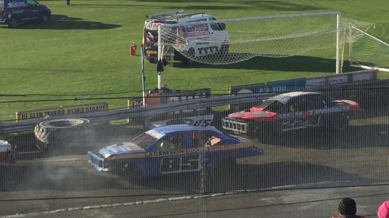 National saloon stock car Gordon Barkley memorial race Cowdenbeath ...