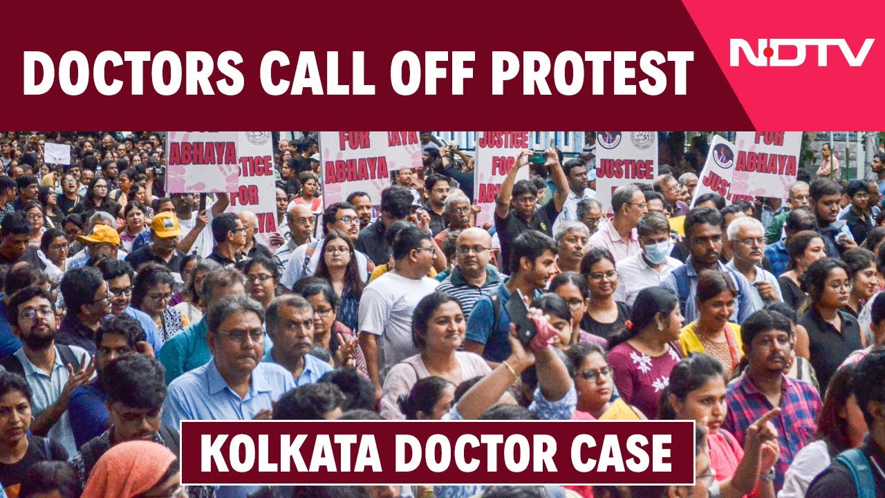 Kolkata Doctors Protest | Kolkata Doctors End Cease-Work, To Resume ...