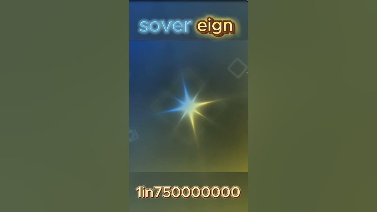 sovereign!! 1in750.000.000 【ソルのRNG】【Sol's RNG】 #ロブロックス#robloxedit #roblox - YouTube
