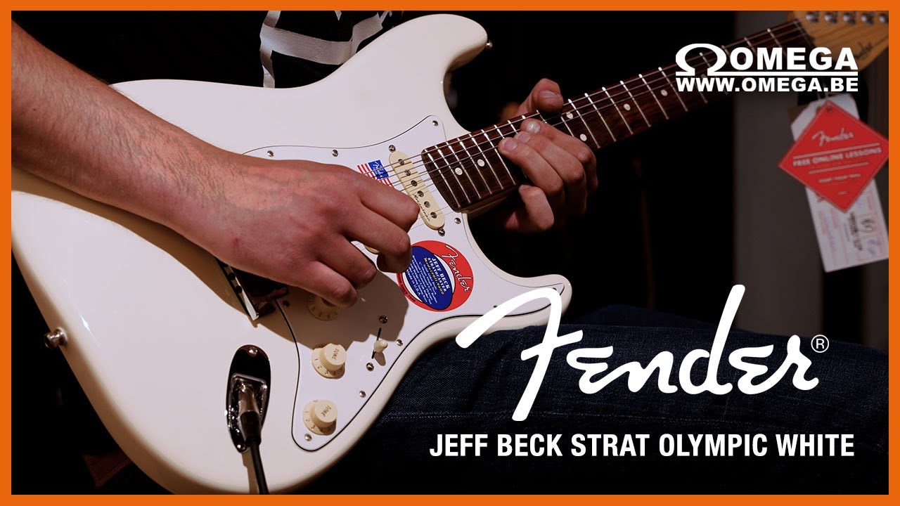FENDER Jeff Beck Strat Olympic White - YouTube