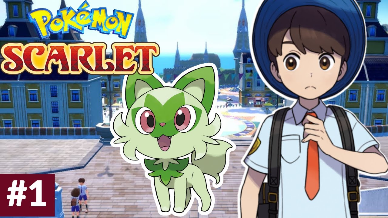 Pokémon Scarlet Walkthrough Pt.1 | Poco Path! And our intro to Koridon ...