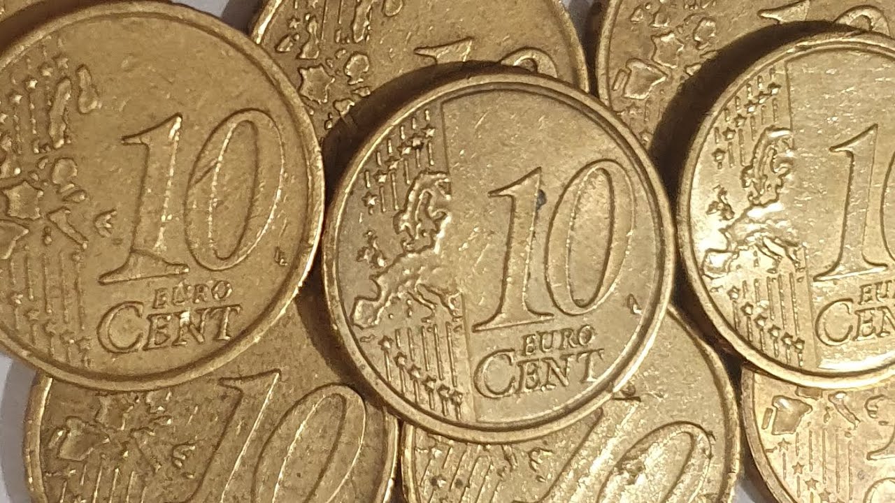 Rare Italian 10 Euro Cent Coins - Treasure Hunting at the Bank! - YouTube