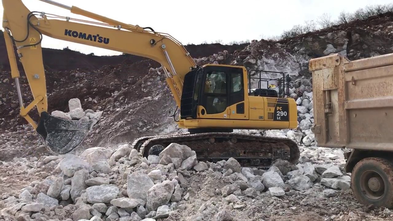 Komatsu PC290 - YouTube