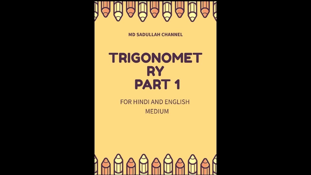 Trigonometry part 1 lesson 23 (basic formula) for hindi and english ...