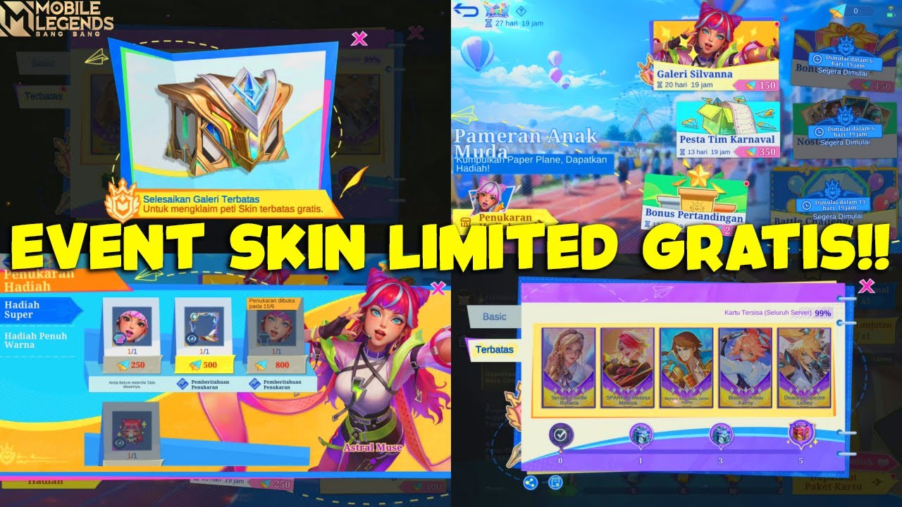 UPDATE EVENT SKIN SILVANA & EPIC LIMITED GRATIS! - MOBILE LEGENDS - YouTube