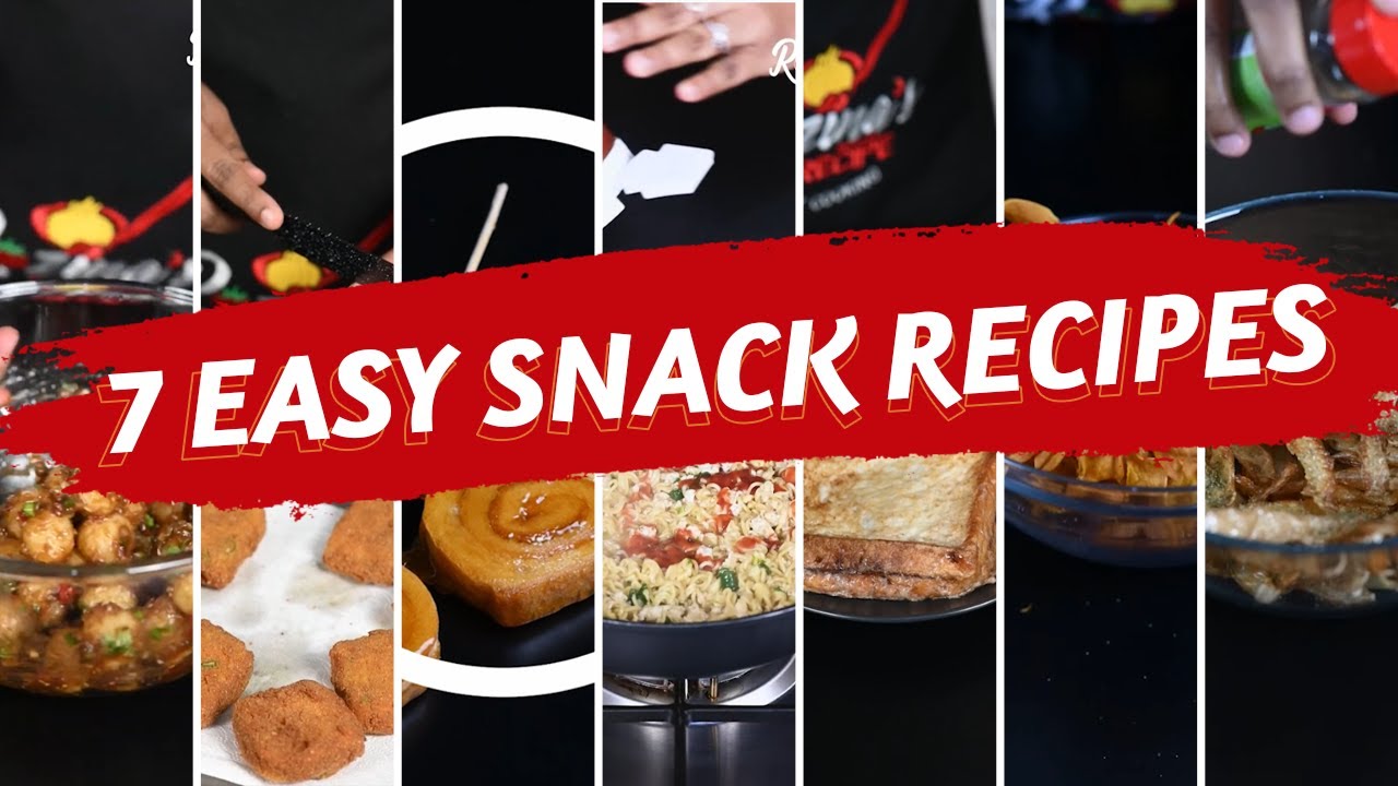 7 Easy & Delicious Snack Recipes | Quick Potato Snacks & Egg Maggi ...