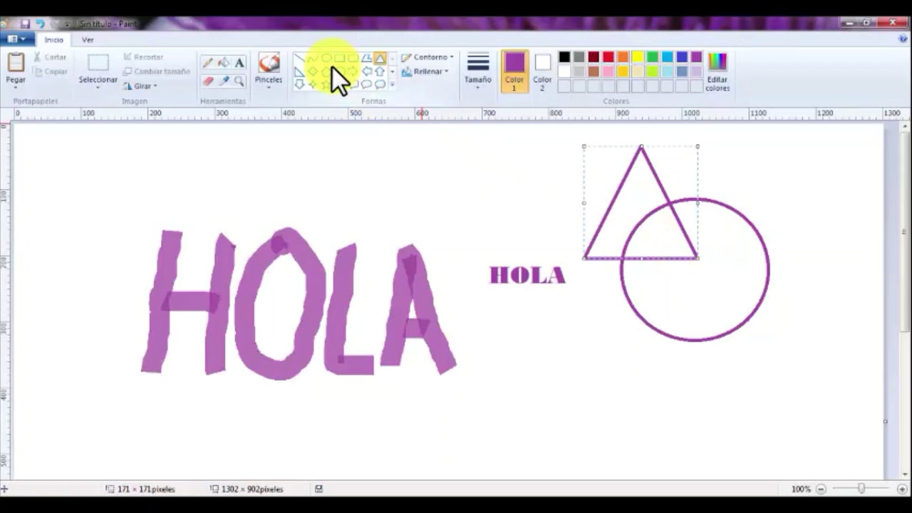 ¿Cómo usar paint? - YouTube