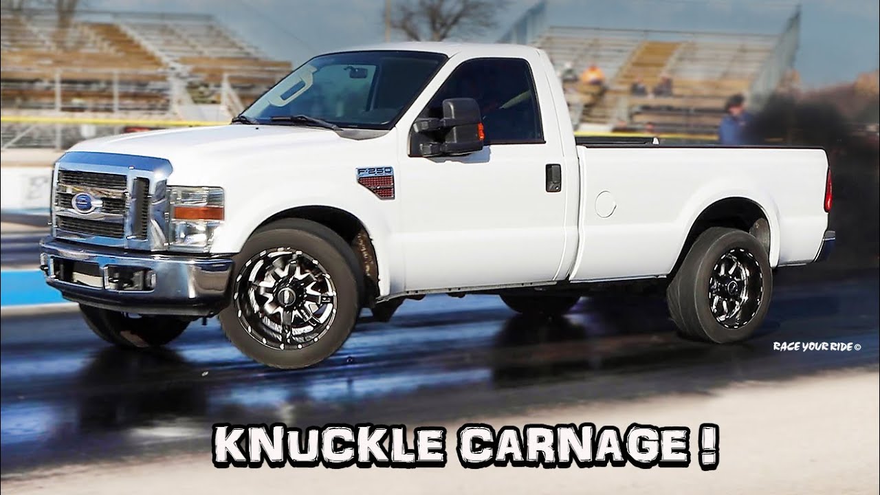 KNUCKLE CARNAGE! '08 FORD F250 XLT SUPER DUTY POWER STROKE! DIESEL ...