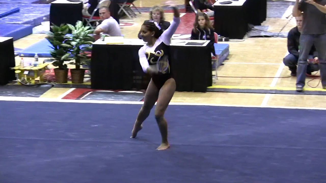 Rebecca Simbhudas 2010 Big Ten Championships Floor - YouTube