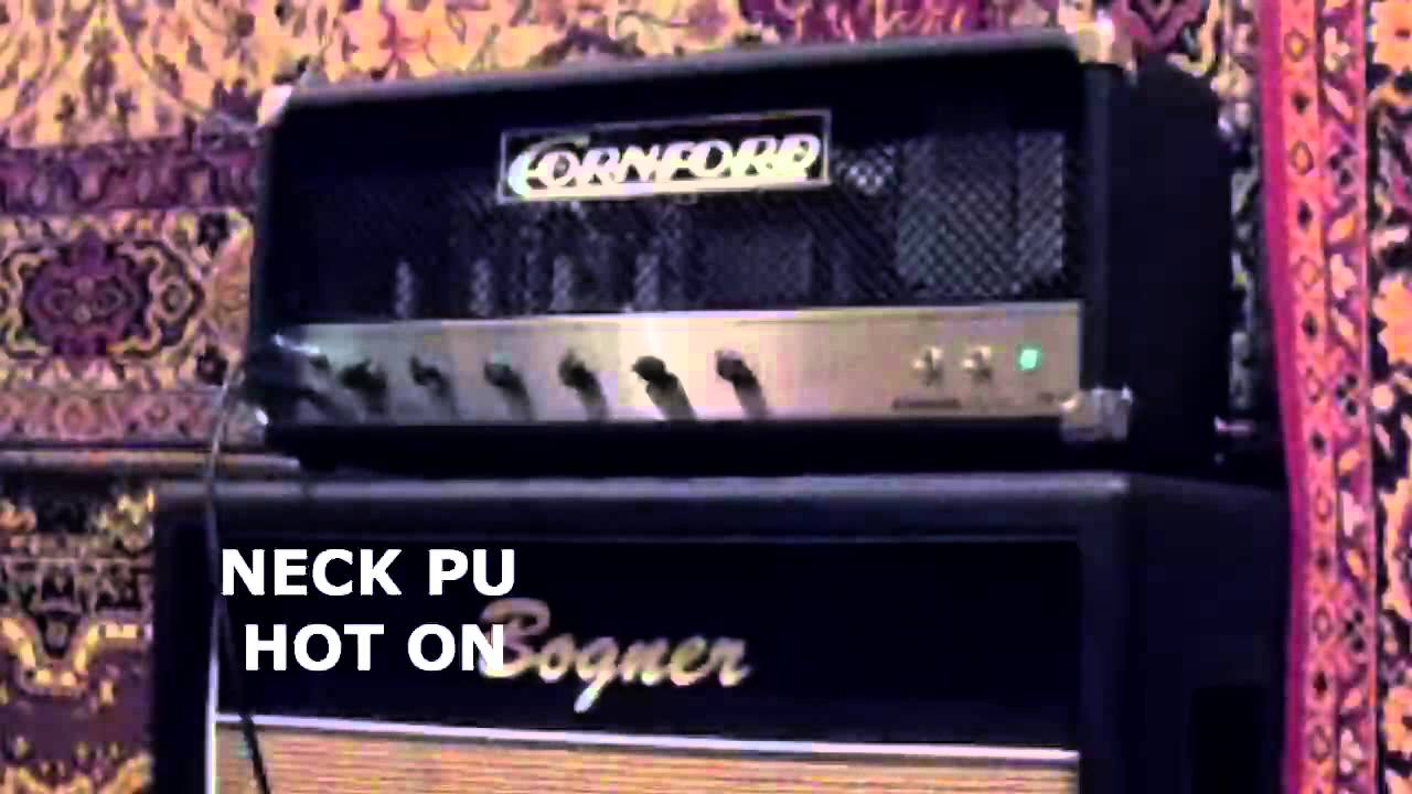 Cornford RK100 with Bogner OS212 - hot switch off/on - YouTube