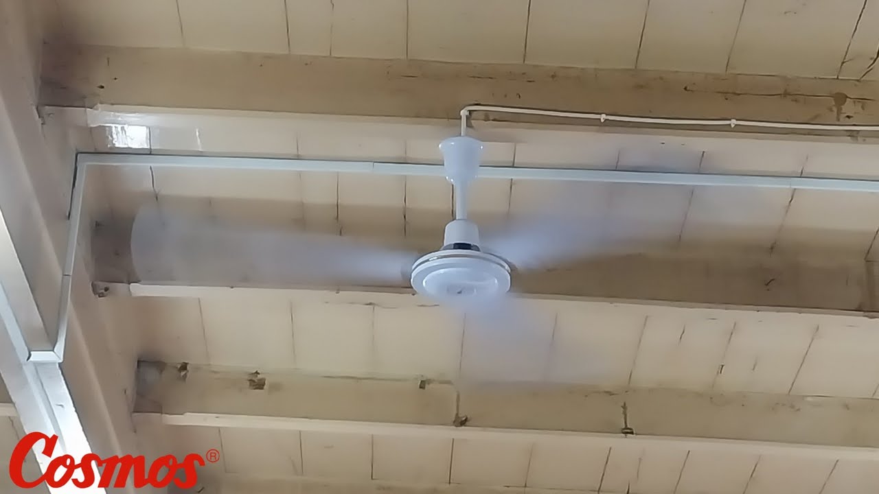 56" Cosmos Industrial Ceiling Fan - YouTube