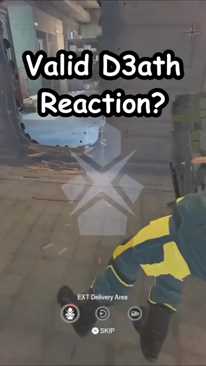 Valid D3ath Reaction? #ytshorts #siege #r6 #shorts #rainbowsixsiege # ...