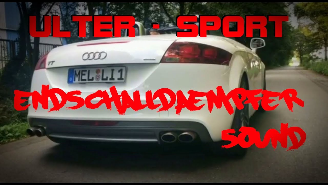 Audi TT 8J 1.8 / 2.0 TFSI Ulter Sportauspuff Sound TTS Quattro by ...