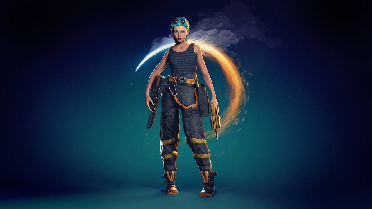 3D model of the game character Engineer Girl - YouTube