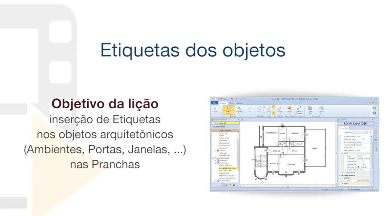 Vídeo Tutorial de Edificius - Etiquetas dos objetos - ACCA software - YouTube