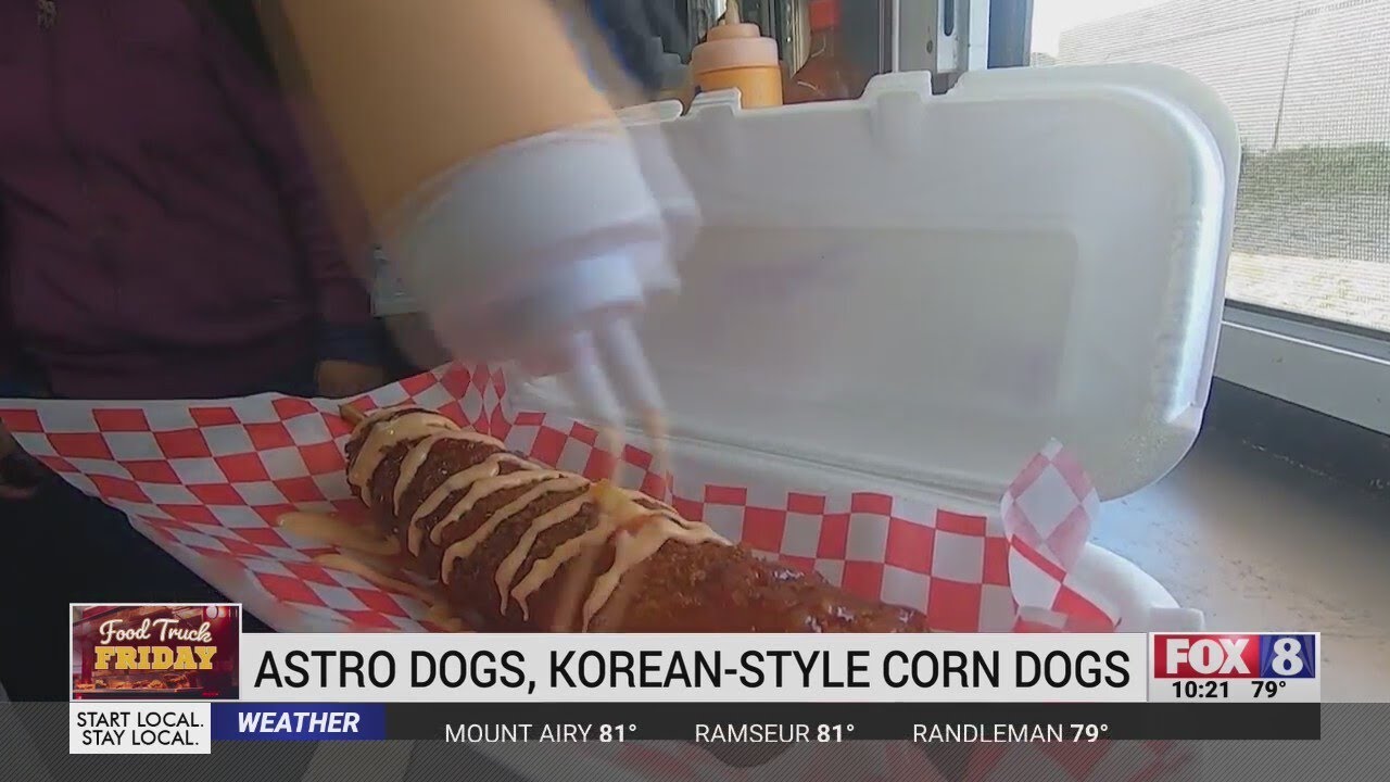 Astro Dogs brings Korean-style corn dogs to the Triad - YouTube
