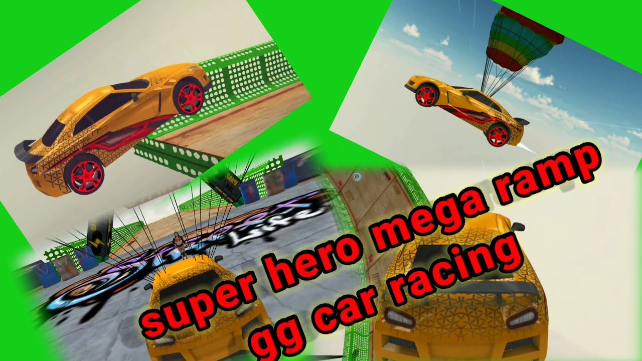 Car games,super hero mega ramp, gg car racing,fnaf gg games, - YouTube