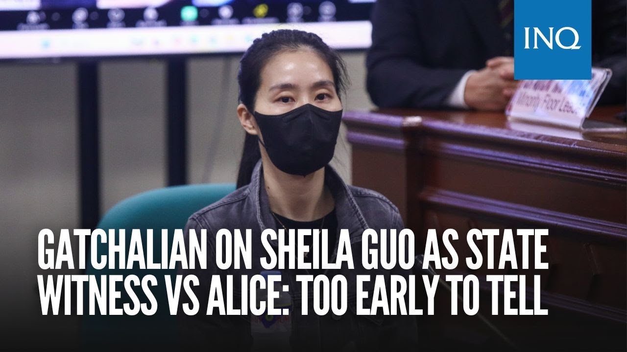 Gatchalian on Sheila Guo as state witness vs Alice: Too early to tell ...
