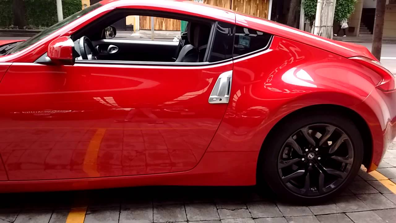 Nissan 370 Z Touring Color Rojo 2015 - YouTube