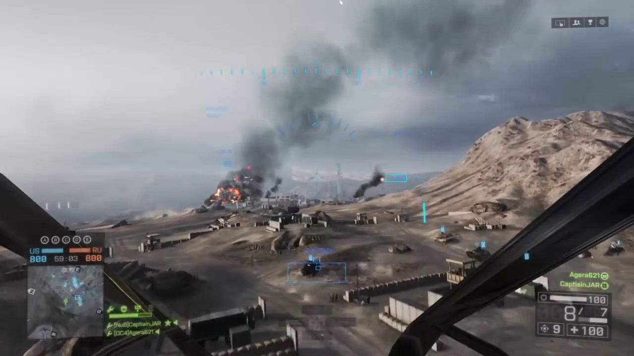 Battlefield 4 Chopper | 130 Kills Combined | Operation Firestorm ...