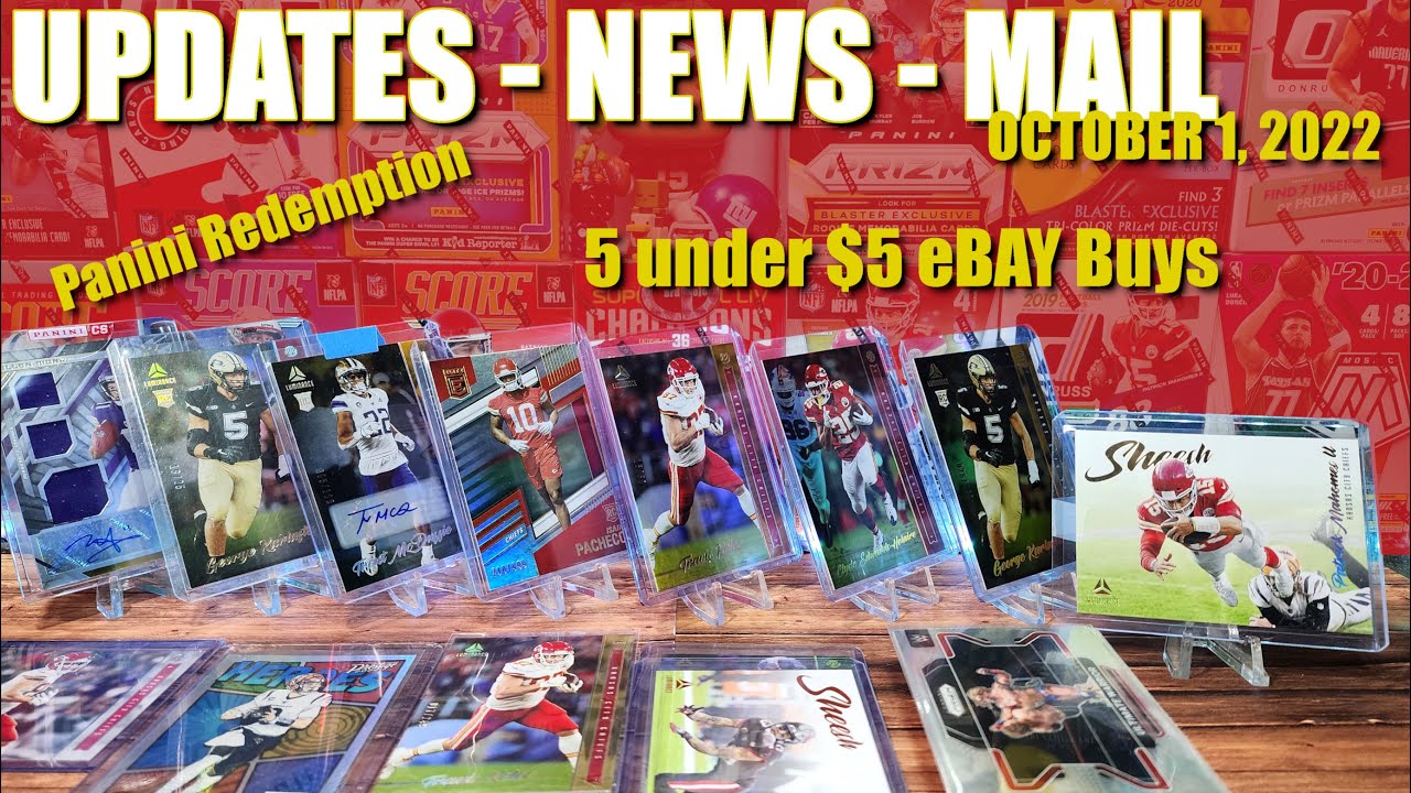 Football Card Steals on eBay (5 under $5) | FINALLY a Panini REDEMPTION ...