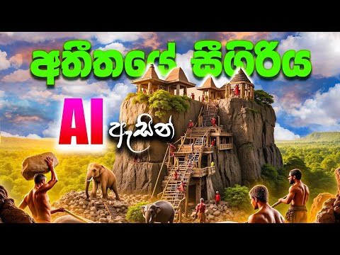 අතීතයේ සීගිරිය සෑදු ආකාරය | How Sigiriya was built - AI movie | AI Animation Video
