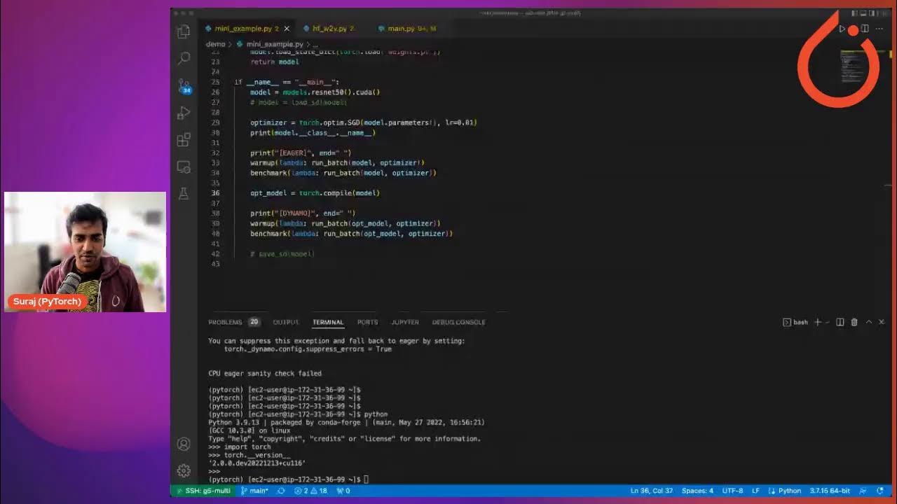Pytorch 20 Live Qanda Series The New Developer Experience Youtube
