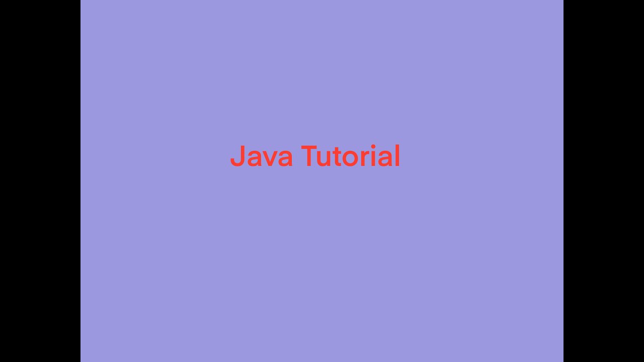 How to install java (Java Tutorial) - YouTube