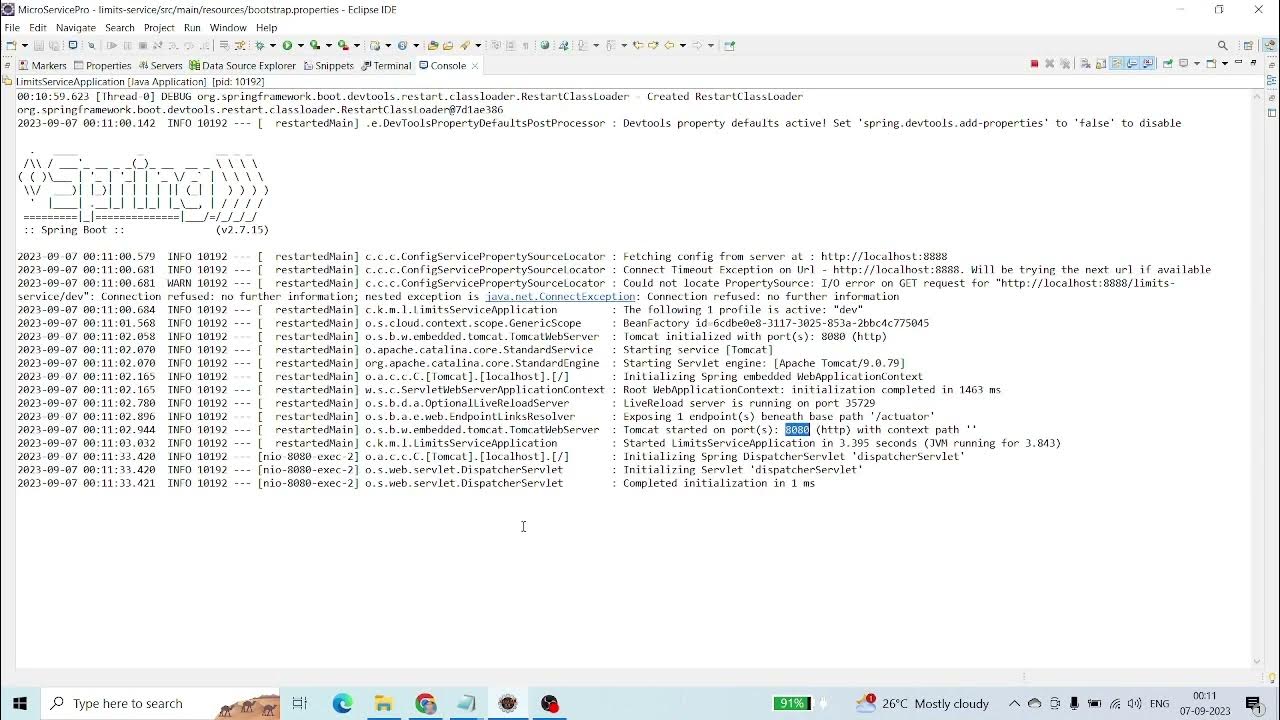 Part 1 Configure microservice Property from spring cloud config server ...