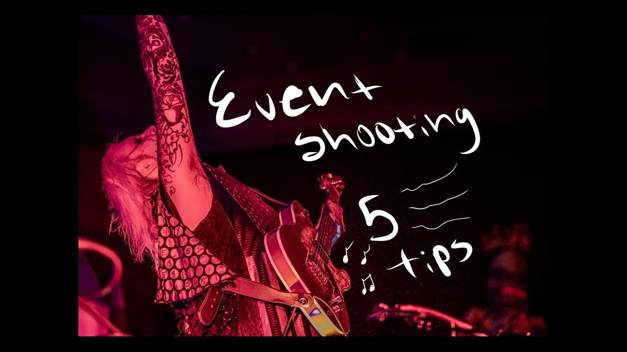 EVENT PHOTOGRAPHY- 5 Tips For The Next Big Shoot Day - YouTube